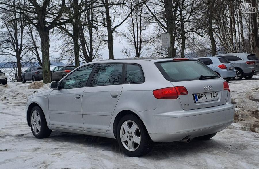 Grey Audi A3 2007 in Kaunas, with an engine capacity of 1.60 L and mileage of 240 thousand km for 1950 €, photo 7 on AUTOMOTO.COM.LV