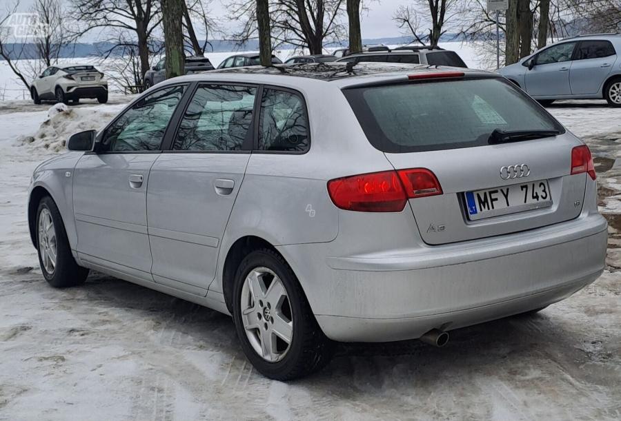 Grey Audi A3 2007 in Kaunas, with an engine capacity of 1.60 L and mileage of 240 thousand km for 1950 €, photo 9 on AUTOMOTO.COM.LV