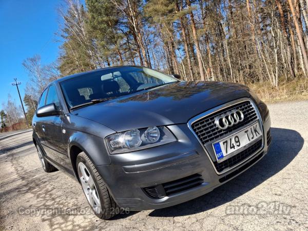 Grey Audi A3 2007 in Tallinn, with an engine capacity of 2.00 L and mileage of 274 thousand km for 3499 €, photo 1 on AUTOMOTO.COM.LV