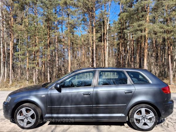 Grey Audi A3 2007 in Tallinn, with an engine capacity of 2.00 L and mileage of 274 thousand km for 3499 €, photo 6 on AUTOMOTO.COM.LV