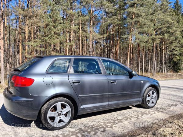 Grey Audi A3 2007 in Tallinn, with an engine capacity of 2.00 L and mileage of 274 thousand km for 3499 €, photo 8 on AUTOMOTO.COM.LV