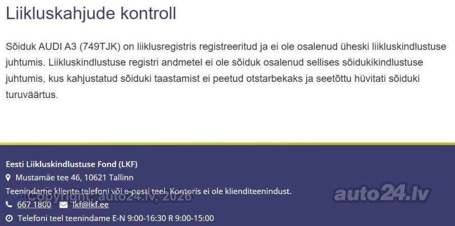 Серый Ауди А3 2007 в Таллин, объемом двигателя 2.00 л и пробегом 274 тыс. км за 3499 €, фото 19 на AUTOMOTO.COM.LV
