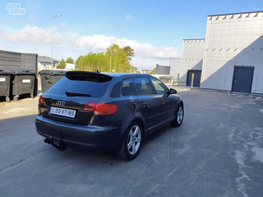 Grey Audi A3 2007 in Utena, with an engine capacity of 1.80 L and mileage of 324 thousand km for 3199 €, photo 4 on AUTOMOTO.COM.LV
