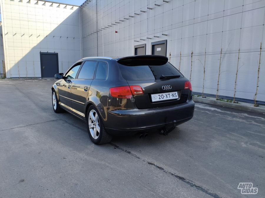 Grey Audi A3 2007 in Utena, with an engine capacity of 1.80 L and mileage of 324 thousand km for 3199 €, photo 5 on AUTOMOTO.COM.LV