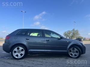 Grey Audi A3 2007 in Riga, with an engine capacity of 1.90 L and mileage of 200 thousand km for 3690 €, photo 4 on AUTOMOTO.COM.LV