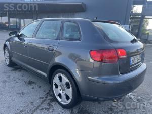Grey Audi A3 2007 in Riga, with an engine capacity of 1.90 L and mileage of 200 thousand km for 3690 €, photo 5 on AUTOMOTO.COM.LV
