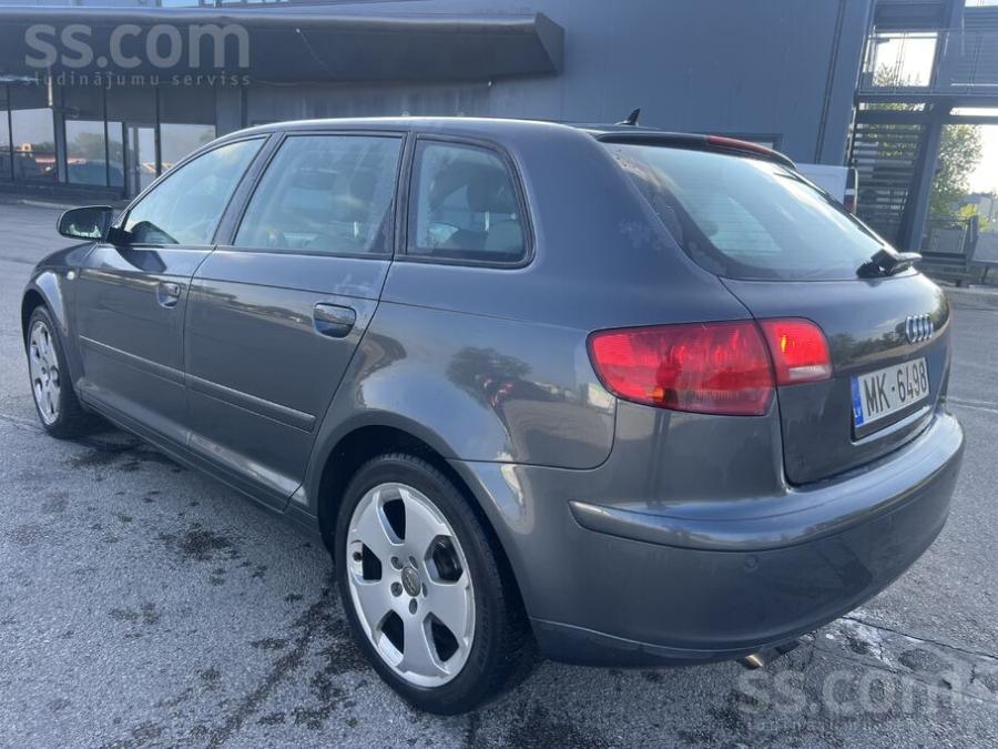 Grey Audi A3 2007 in Riga, with an engine capacity of 1.90 L and mileage of 200 thousand km for 3690 €, photo 5 on AUTOMOTO.COM.LV