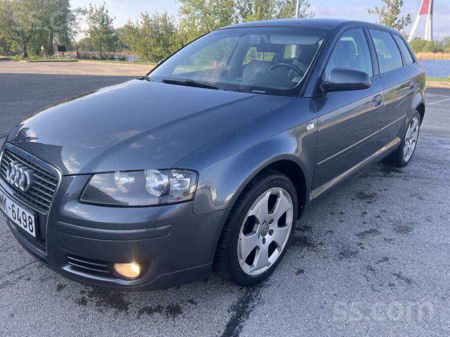 Grey Audi A3 2007 in Riga, with an engine capacity of 1.90 L and mileage of 200 thousand km for 3690 €, photo 12 on AUTOMOTO.COM.LV