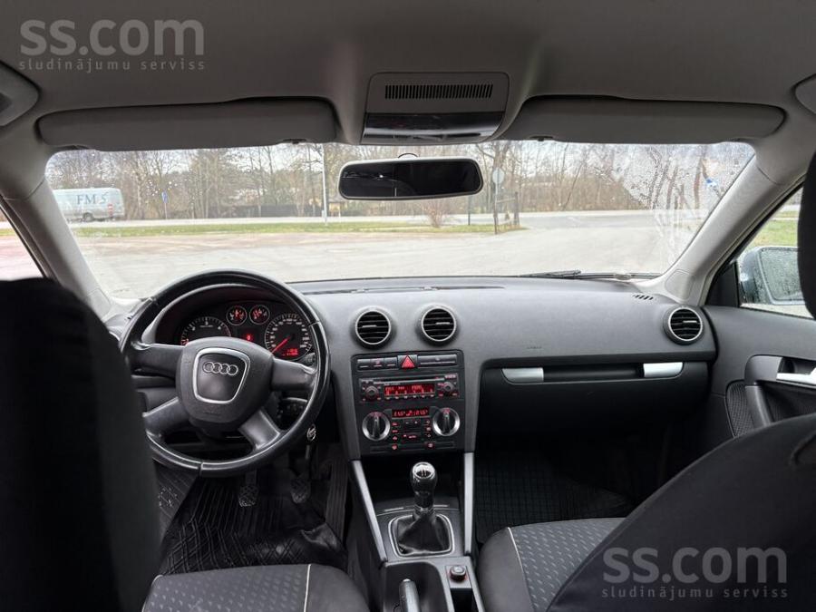 Серый Ауди А3 2007 в Бауска, объемом двигателя 1.90 л и пробегом 311 тыс. км за 2700 €, фото 6 на AUTOMOTO.COM.LV