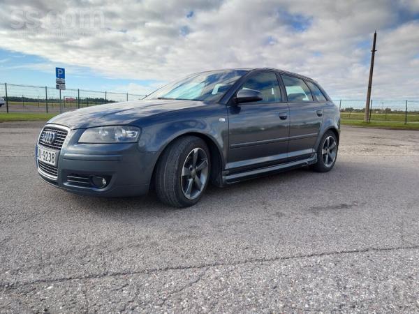 Pelēks Audi A3 2007 Liepāja, ar dzinēja tilpumu 2.00 L un nobraukumu 265 tūkst. km par 3600 €, foto 4 vietnē AUTOMOTO.COM.LV