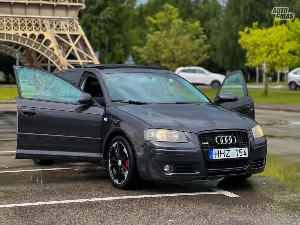 Grey Audi A3 2007 in Mazeikiai, with an engine capacity of 3.20 L and mileage of 202 thousand km for 3650 €, photo 1 on AUTOMOTO.COM.LV