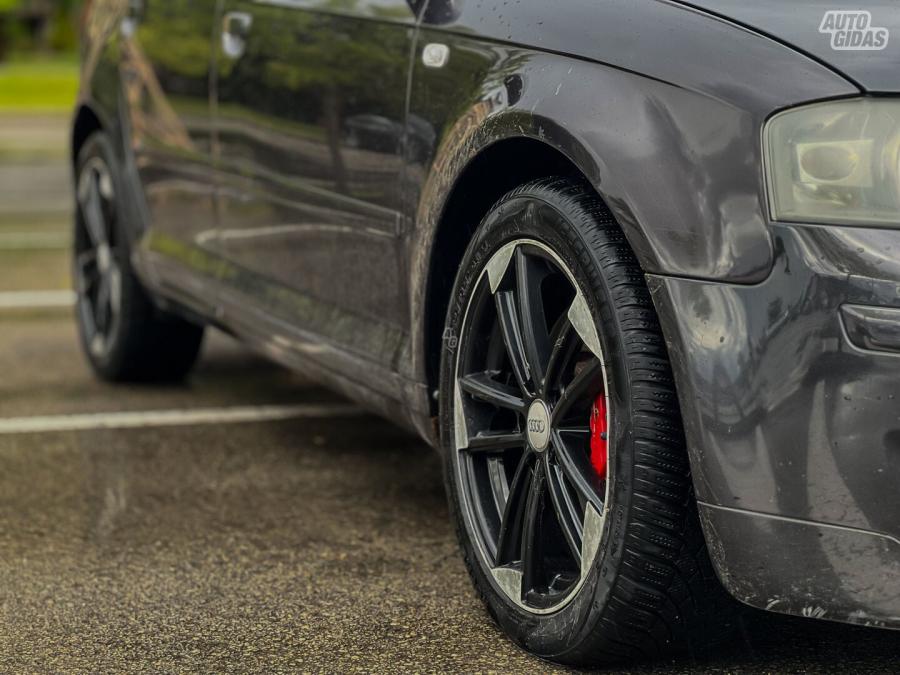 Grey Audi A3 2007 in Mazeikiai, with an engine capacity of 3.20 L and mileage of 202 thousand km for 3650 €, photo 4 on AUTOMOTO.COM.LV