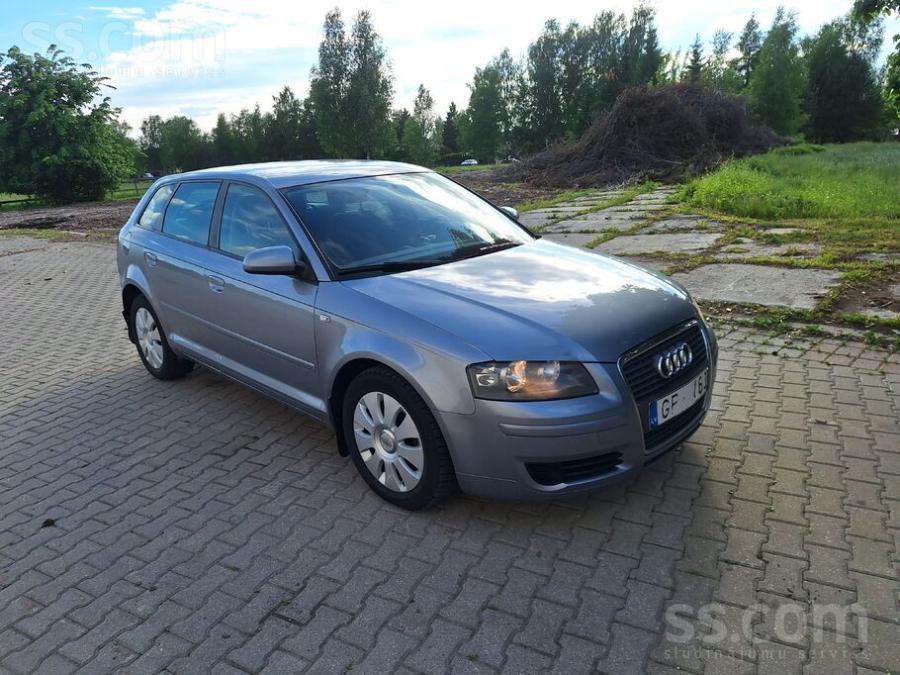 Pelēks Audi A3 2007 Saldus, ar dzinēja tilpumu 1.90 L un nobraukumu 210 tūkst. km par 2450 €, foto 1 vietnē AUTOMOTO.COM.LV