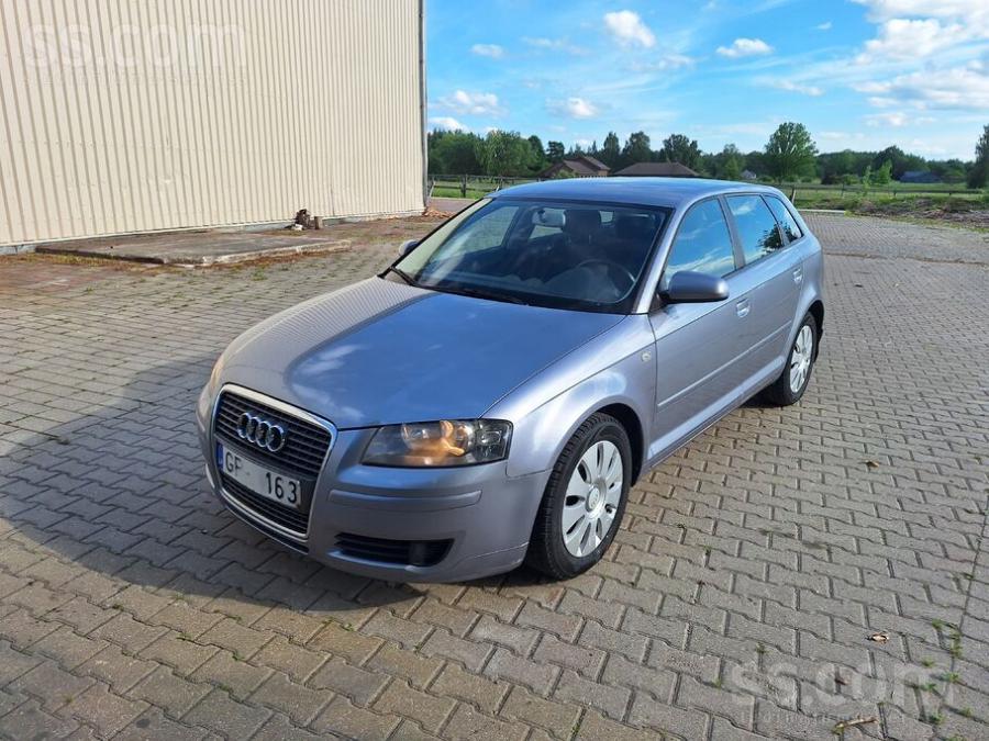 Pelēks Audi A3 2007 Saldus, ar dzinēja tilpumu 1.90 L un nobraukumu 210 tūkst. km par 2450 €, foto 3 vietnē AUTOMOTO.COM.LV