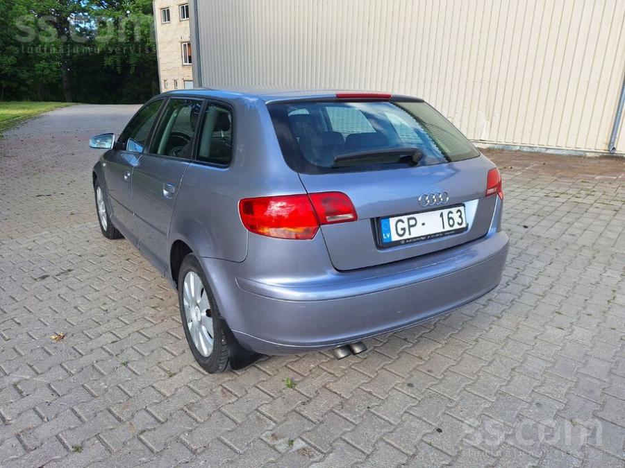 Pelēks Audi A3 2007 Saldus, ar dzinēja tilpumu 1.90 L un nobraukumu 210 tūkst. km par 2450 €, foto 5 vietnē AUTOMOTO.COM.LV