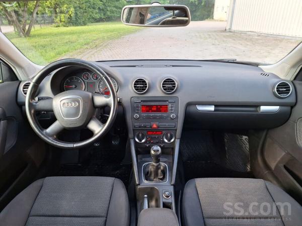 Серый Ауди А3 2007 в Салдус, объемом двигателя 1.90 л и пробегом 210 тыс. км за 2450 €, фото 7 на AUTOMOTO.COM.LV