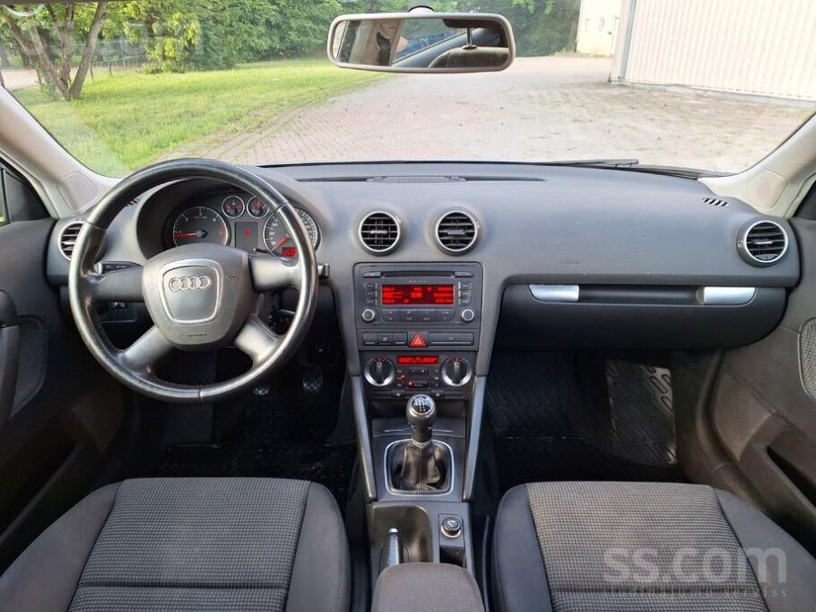Pelēks Audi A3 2007 Saldus, ar dzinēja tilpumu 1.90 L un nobraukumu 210 tūkst. km par 2450 €, foto 8 vietnē AUTOMOTO.COM.LV