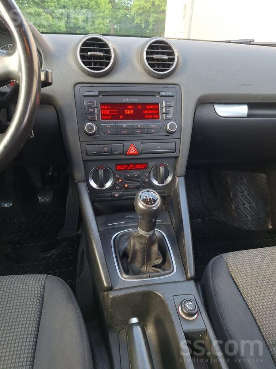 Pelēks Audi A3 2007 Saldus, ar dzinēja tilpumu 1.90 L un nobraukumu 210 tūkst. km par 2450 €, foto 17 vietnē AUTOMOTO.COM.LV