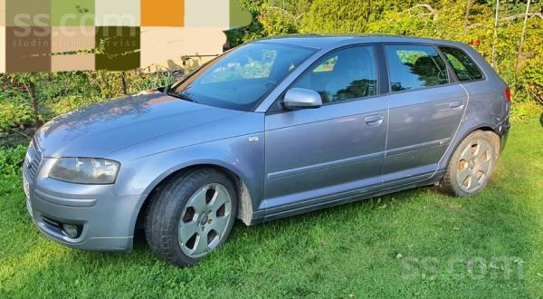 Pelēks Audi A3 2007 Jelgava, ar dzinēja tilpumu 2.00 L un nobraukumu 283 tūkst. km par 2900 €, foto 2 vietnē AUTOMOTO.COM.LV