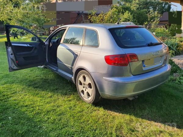 Pelēks Audi A3 2007 Jelgava, ar dzinēja tilpumu 2.00 L un nobraukumu 283 tūkst. km par 2900 €, foto 3 vietnē AUTOMOTO.COM.LV