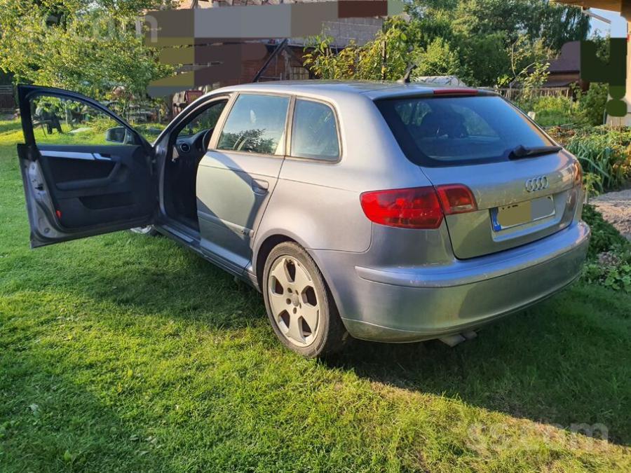 Pelēks Audi A3 2007 Jelgava, ar dzinēja tilpumu 2.00 L un nobraukumu 283 tūkst. km par 2900 €, foto 4 vietnē AUTOMOTO.COM.LV