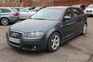 Grey Audi A3 2007 in Liepaja, with an engine capacity of 2.00 L and mileage of 265 thousand km for 3500 €, photo 3 on AUTOMOTO.COM.LV