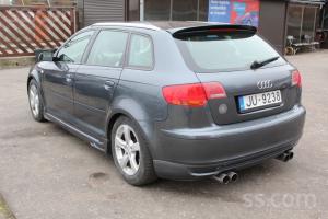 Grey Audi A3 2007 in Liepaja, with an engine capacity of 2.00 L and mileage of 265 thousand km for 3500 €, photo 4 on AUTOMOTO.COM.LV