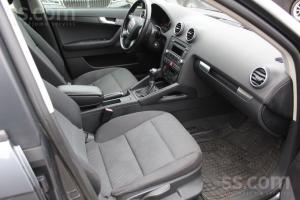 Grey Audi A3 2007 in Liepaja, with an engine capacity of 2.00 L and mileage of 265 thousand km for 3500 €, photo 8 on AUTOMOTO.COM.LV