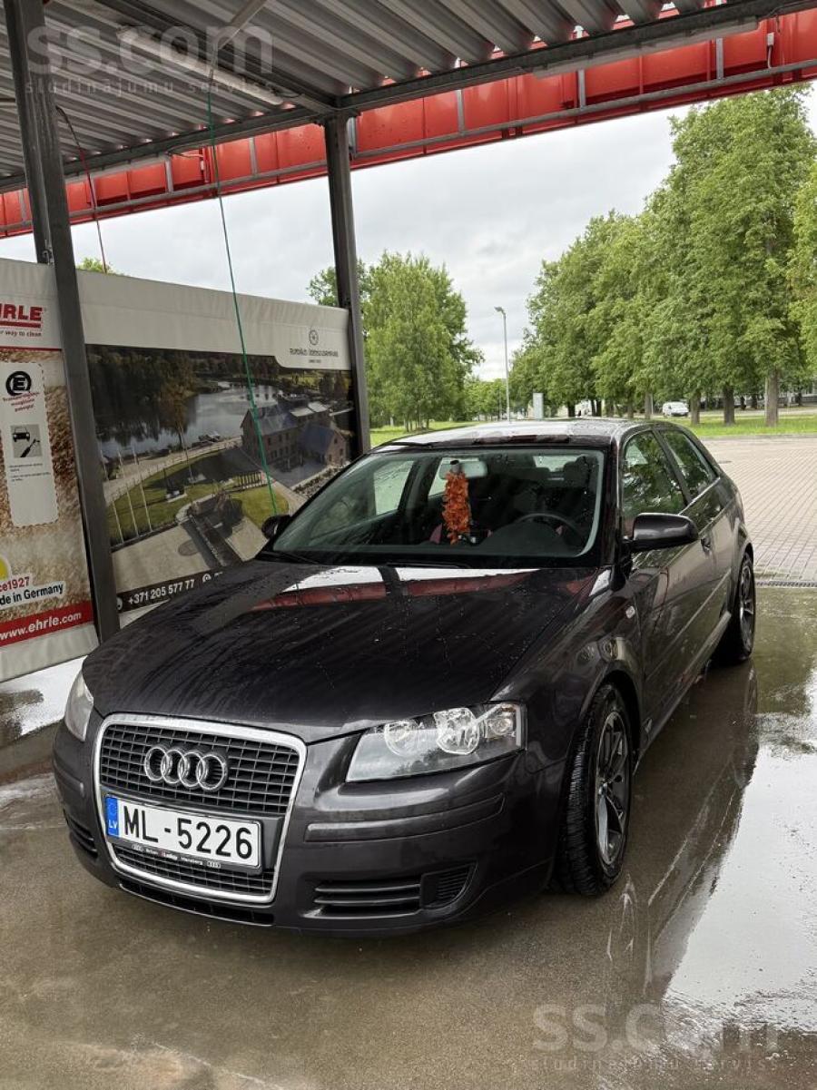 Pelēks Audi A3 2007 Jelgava, ar dzinēja tilpumu 1.90 L un nobraukumu 267 tūkst. km par 2700 €, foto 1 vietnē AUTOMOTO.COM.LV