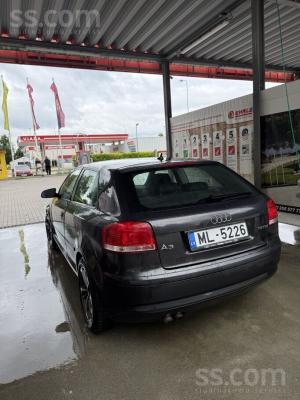 Pelēks Audi A3 2007 Jelgava, ar dzinēja tilpumu 1.90 L un nobraukumu 267 tūkst. km par 2700 €, foto 3 vietnē AUTOMOTO.COM.LV