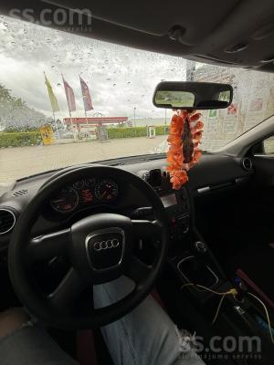 Pelēks Audi A3 2007 Jelgava, ar dzinēja tilpumu 1.90 L un nobraukumu 267 tūkst. km par 2700 €, foto 5 vietnē AUTOMOTO.COM.LV