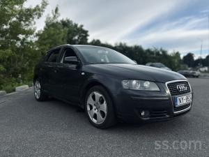 Grey Audi A3 2007 in Riga, with an engine capacity of 2.00 L and mileage of 342 thousand km for 3190 €, photo  on AUTOMOTO.COM.LV