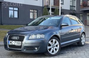 Grey Audi A3 2007 in Riga, with an engine capacity of 2.00 L and mileage of 0 thousand km for 2500 €, photo  on AUTOMOTO.COM.LV