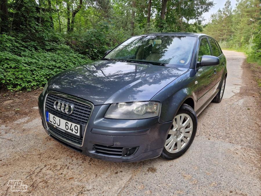 Pelēks Audi A3 2007 Ignalina, ar dzinēja tilpumu 2.00 L un nobraukumu 400 tūkst. km par 2650 €, foto 3 vietnē AUTOMOTO.COM.LV