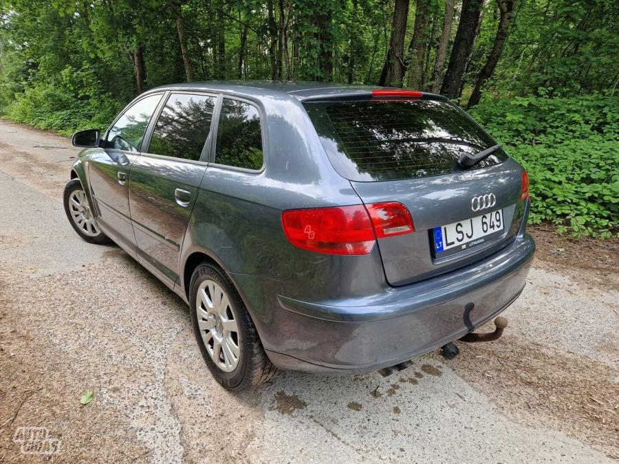 Pelēks Audi A3 2007 Ignalina, ar dzinēja tilpumu 2.00 L un nobraukumu 400 tūkst. km par 2650 €, foto 5 vietnē AUTOMOTO.COM.LV