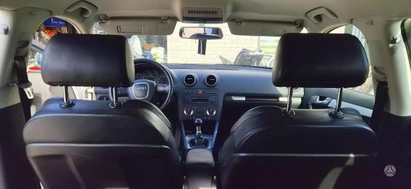 Grey Audi A3 2007 in Vilnius, with an engine capacity of 1.97 L and mileage of 299 thousand km for 2600 €, photo 6 on AUTOMOTO.COM.LV