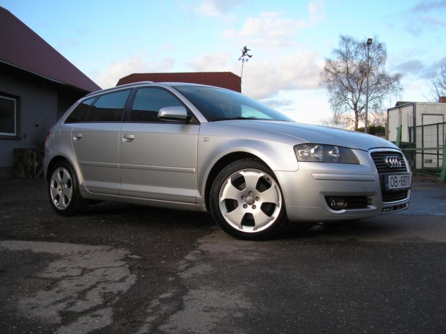 Grey Audi A3 2007 in Riga, with an engine capacity of 2.00 L and mileage of 255 thousand km for 4490 €, photo 3 on AUTOMOTO.COM.LV