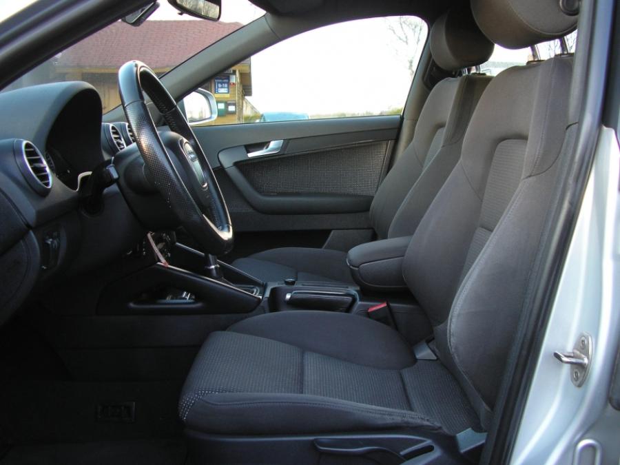 Grey Audi A3 2007 in Riga, with an engine capacity of 2.00 L and mileage of 255 thousand km for 4490 €, photo 17 on AUTOMOTO.COM.LV