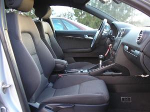 Grey Audi A3 2007 in Riga, with an engine capacity of 2.00 L and mileage of 255 thousand km for 4490 €, photo 21 on AUTOMOTO.COM.LV