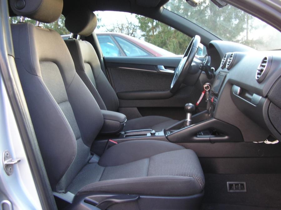 Grey Audi A3 2007 in Riga, with an engine capacity of 2.00 L and mileage of 255 thousand km for 4490 €, photo 21 on AUTOMOTO.COM.LV