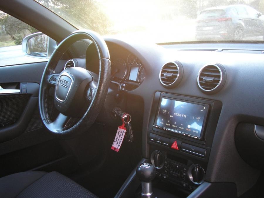 Grey Audi A3 2007 in Riga, with an engine capacity of 2.00 L and mileage of 255 thousand km for 4490 €, photo 22 on AUTOMOTO.COM.LV