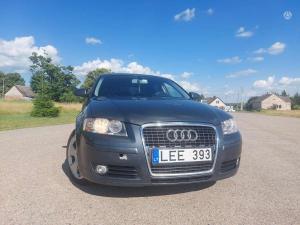 Pelēks Audi A3 2007 Vilkaviškis, ar dzinēja tilpumu 1.90 L un nobraukumu 366 tūkst. km par 2700 €, foto  vietnē AUTOMOTO.COM.LV