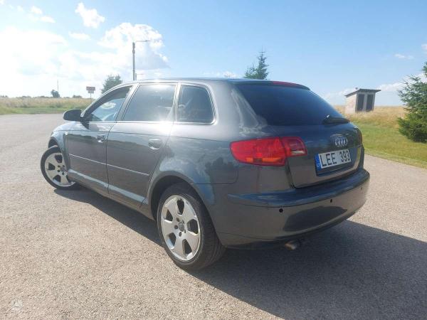 Pelēks Audi A3 2007 Vilkaviškis, ar dzinēja tilpumu 1.90 L un nobraukumu 366 tūkst. km par 2700 €, foto 4 vietnē AUTOMOTO.COM.LV