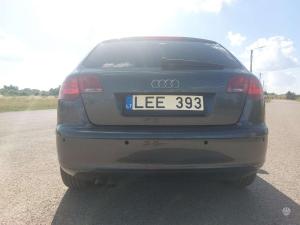 Grey Audi A3 2007 in Vilkaviskis, with an engine capacity of 1.90 L and mileage of 366 thousand km for 2700 €, photo 6 on AUTOMOTO.COM.LV