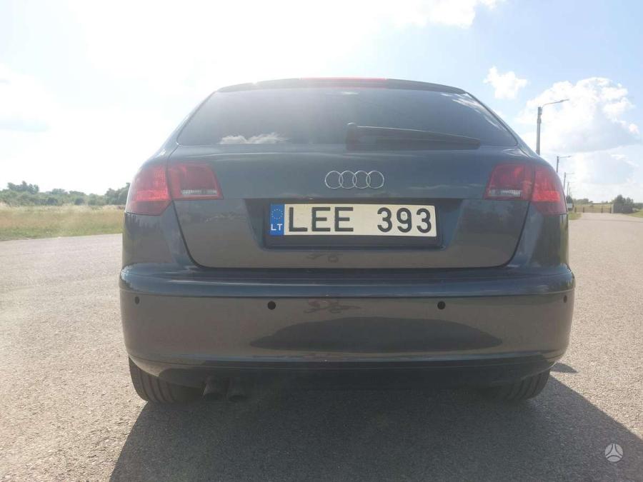 Grey Audi A3 2007 in Vilkaviskis, with an engine capacity of 1.90 L and mileage of 366 thousand km for 2700 €, photo 6 on AUTOMOTO.COM.LV