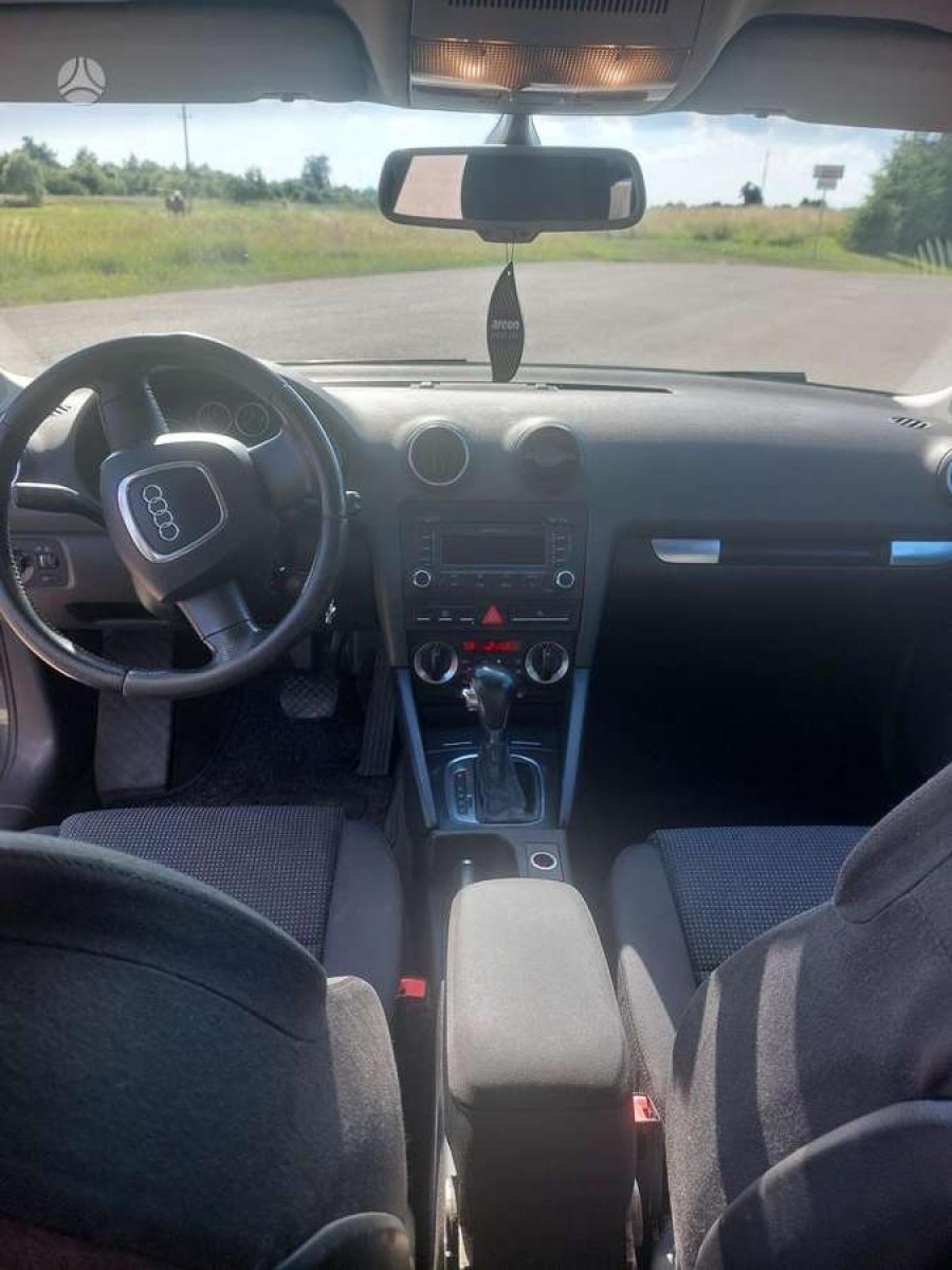 Grey Audi A3 2007 in Vilkaviskis, with an engine capacity of 1.90 L and mileage of 366 thousand km for 2700 €, photo 14 on AUTOMOTO.COM.LV