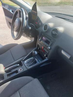 Grey Audi A3 2007 in Vilkaviskis, with an engine capacity of 1.90 L and mileage of 366 thousand km for 2700 €, photo 17 on AUTOMOTO.COM.LV