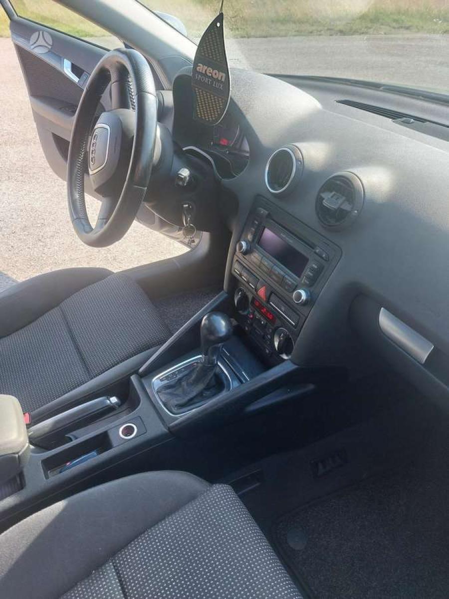 Grey Audi A3 2007 in Vilkaviskis, with an engine capacity of 1.90 L and mileage of 366 thousand km for 2700 €, photo 17 on AUTOMOTO.COM.LV