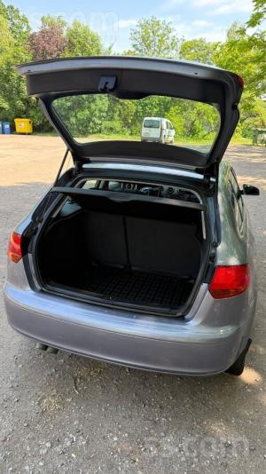 Grey Audi A3 2007 in Saldus, with an engine capacity of 1.90 L and mileage of 210 thousand km for 2200 €, photo 6 on AUTOMOTO.COM.LV