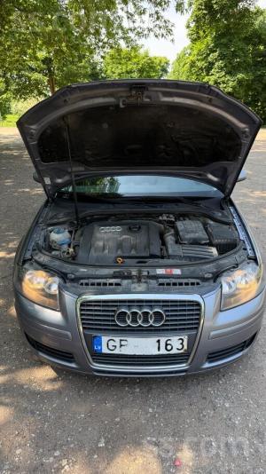 Grey Audi A3 2007 in Saldus, with an engine capacity of 1.90 L and mileage of 210 thousand km for 2200 €, photo 11 on AUTOMOTO.COM.LV